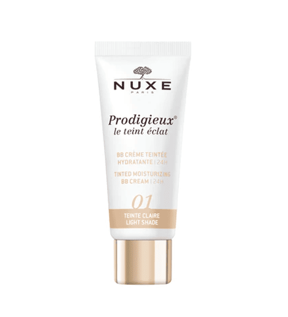 NUXE PRODIGIEUX LE TEINT ECLAT 01 BB CREME HYDRATANTE CLAIRE 30 ML – beautymarket.maroc