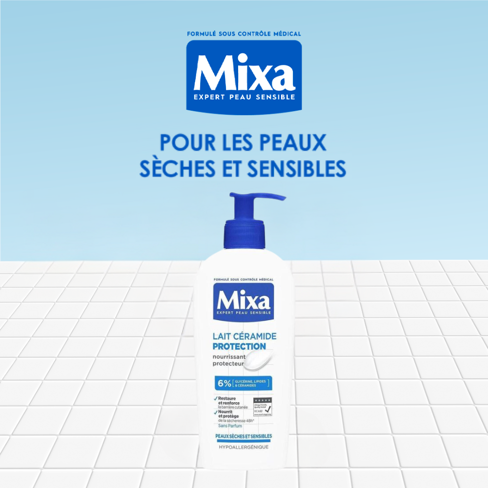 Mixa Lait Céramide Protection 250ml – beautymarket.maroc
