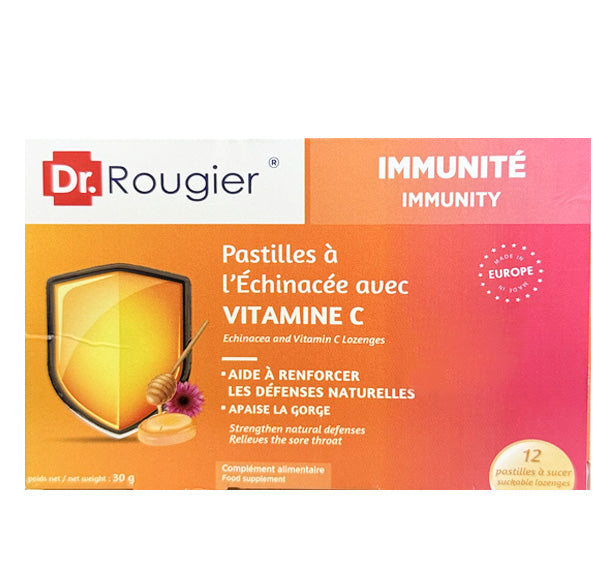 dr rougier immunité vitamin c 12 Pastilles – beautymarket.maroc