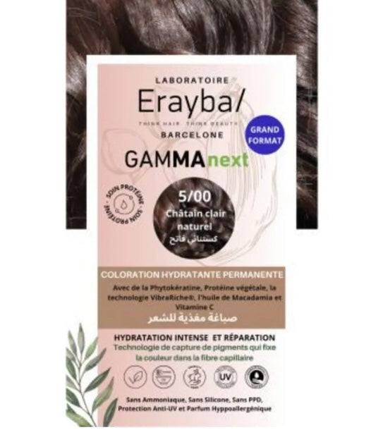 Erayba Gamma Next Coloration 5/00 chatin clair naturel – beautymarket.maroc