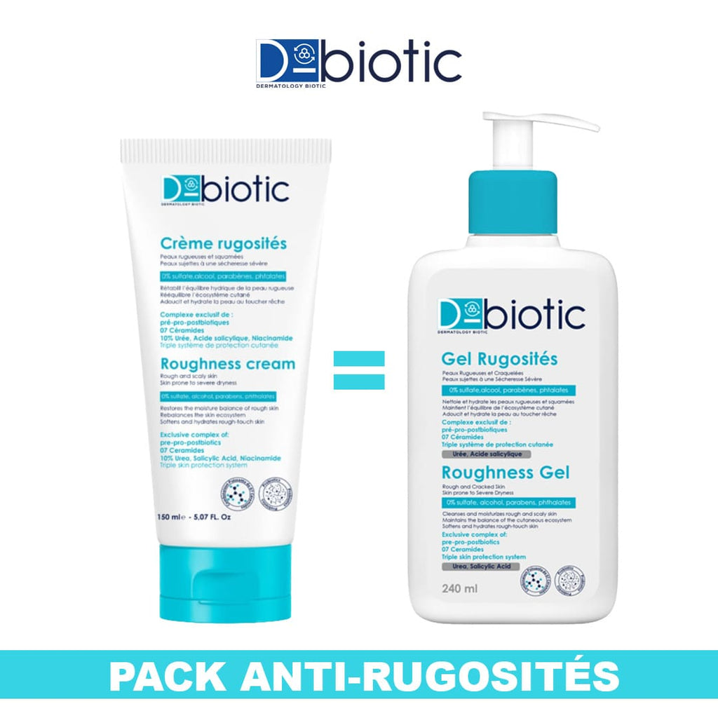 D-BIOTIC PACK CRÈME RUGOSITÉS 150 ML = GEL RUGOSITÉS 240 ML OFFERT ...