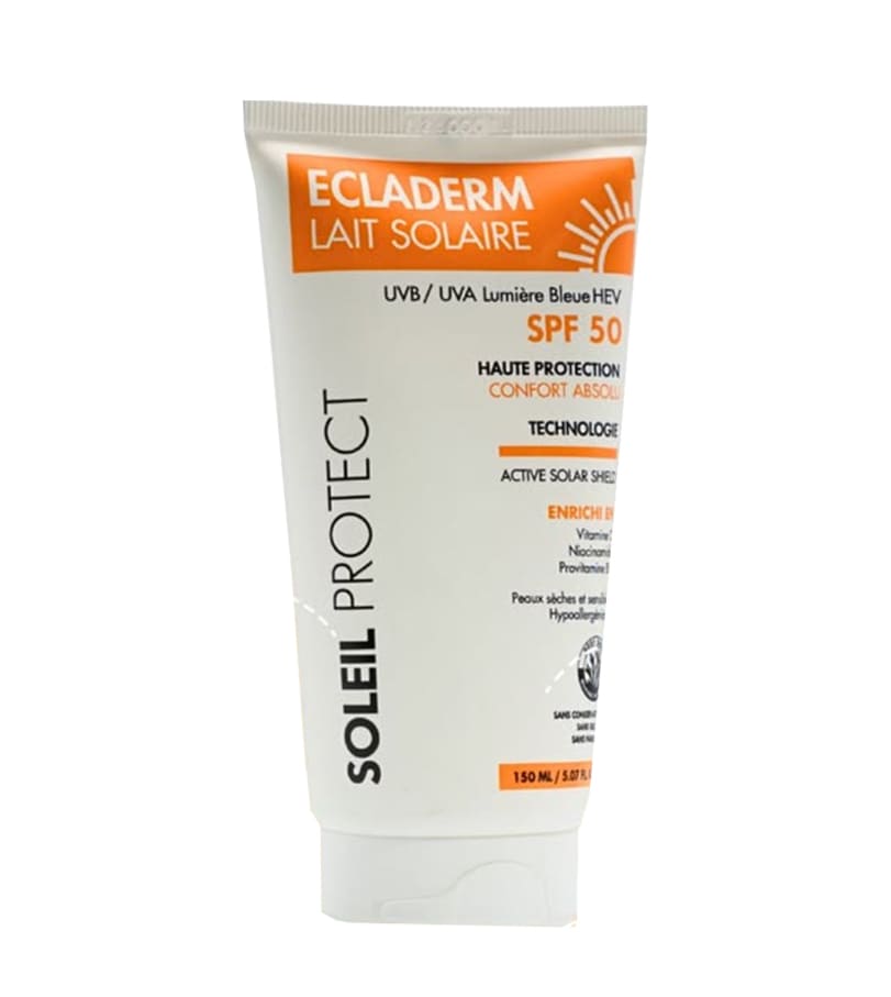 Ecladerm Soleil Protect Lait Solaire SPF50+ 150ml – beautymarket.maroc