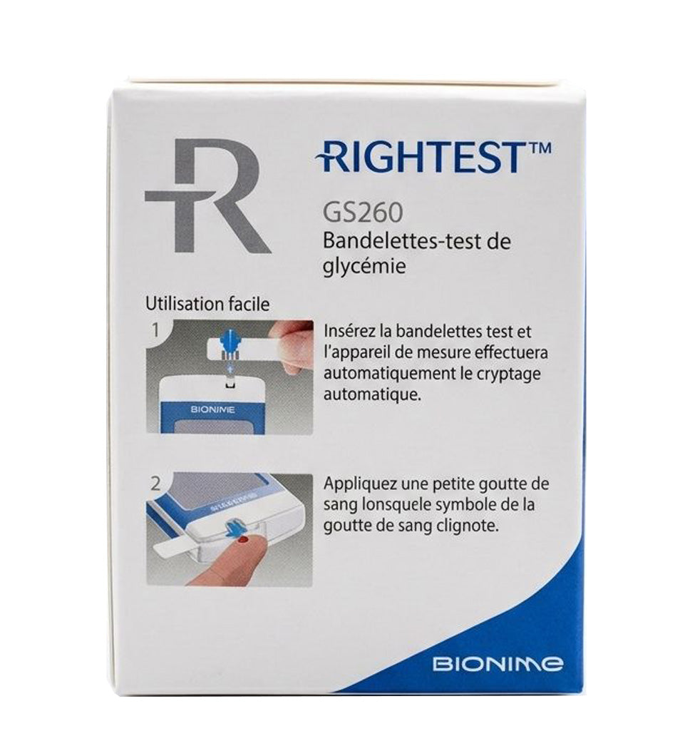 BIONIME RIGHTEST BANDELETTE GS 260 25 PIECES – beautymarket.maroc