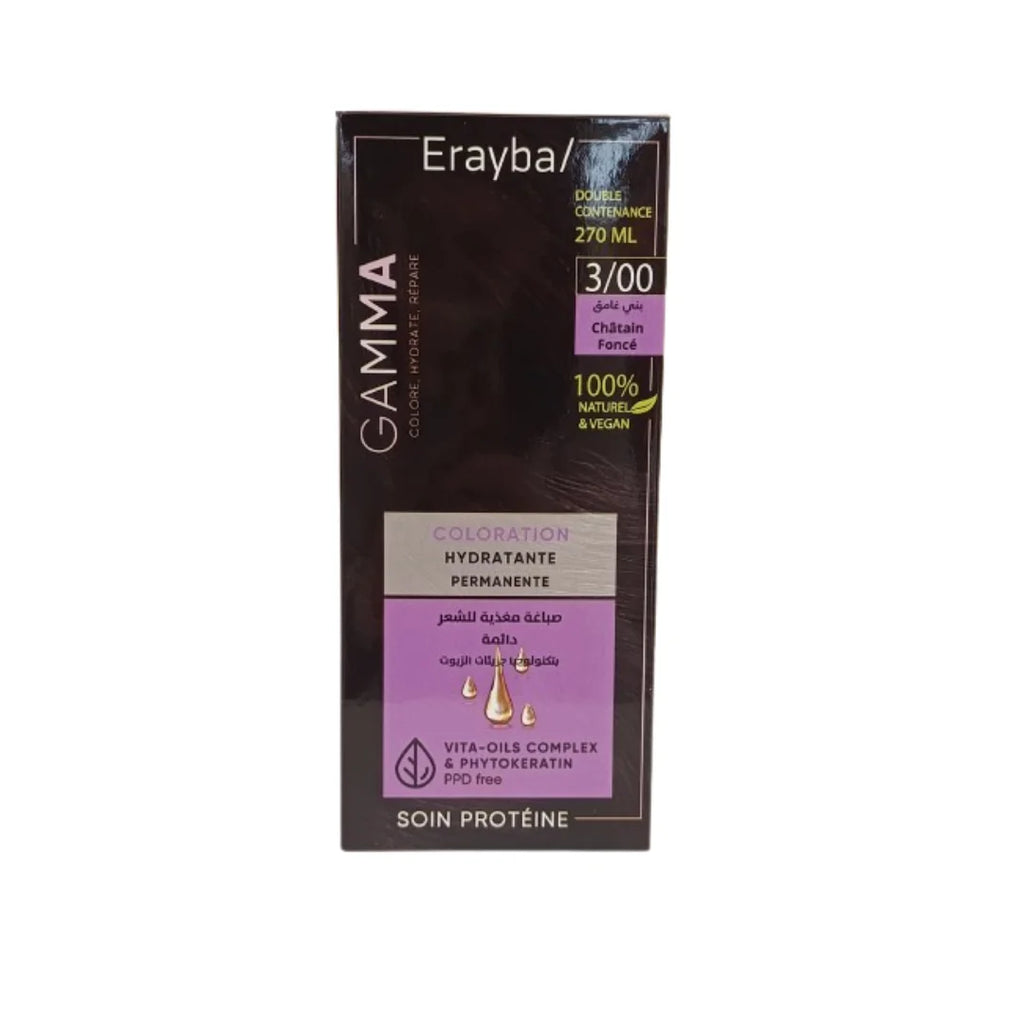 ERAYBA GAMMA COLORATION 3/00 CHATAIN FONCE – beautymarket.maroc