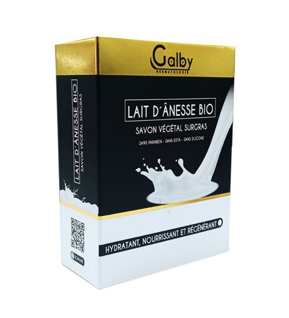 GALBY SAVON LAIT D'ANESSE BIO 100 G – BEAUTYMARKET.MA