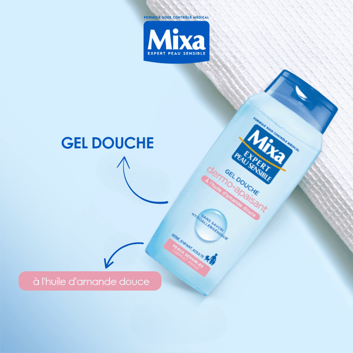 Mixa Gel Douche Dermo-Apaisant 400ml – BEAUTYMARKET.MA