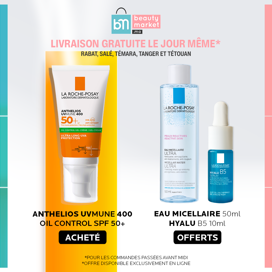 La Roche-Posay Anthelios Oil Control Invisible SPF50+ Peau M à G 50ml ...