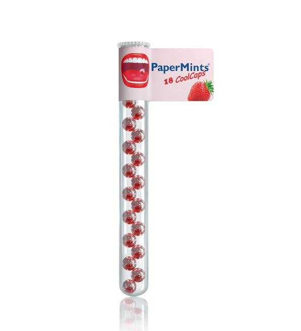 PAPERMINTS CAPSULES FRAISE 18 coolcaps – beautymarket.maroc