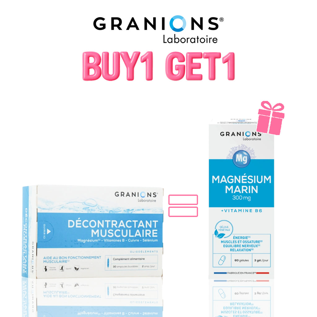 GRANIONS DÉCONTRACTANT MUSCULAIRE B30 AMPOULES = MAGNÉSIUM MARIN 300 M ...