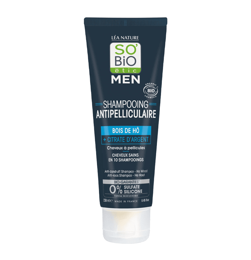 SO BIO HOMME SHAMPOOING ANTIPELLICULAIRE 250 ML – beautymarket.maroc