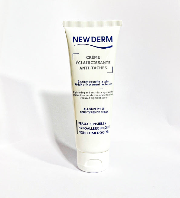 NEW DERM CREME ECLAIRCISSANTE ANTI TACHE 50 ML – beautymarket.maroc