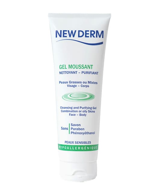 New Derm Gel Moussant Purifiant 250ml – beautymarket.maroc
