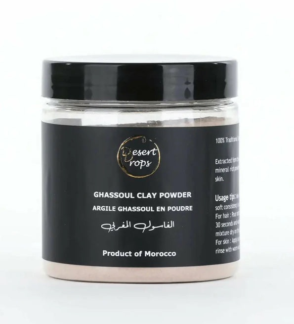 Desert Drops Argile Ghassoul marocaine – beautymarket.maroc