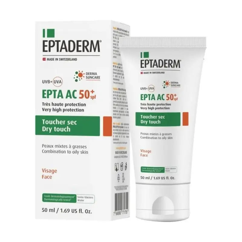EPTADERM EPTA AC SPF50+ 50ML – beautymarket.maroc
