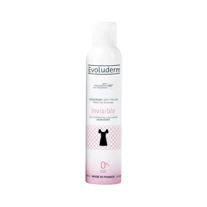 EVOLUDERM DEODORANT ANTI TRANSPIRANT 48H INVISIBLE 200ML – beautymarket ...