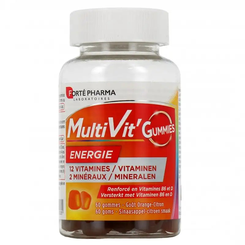 FORTE PHARMA MULTIVIT' ENERGIE B60 GUMMIES – beautymarket.maroc