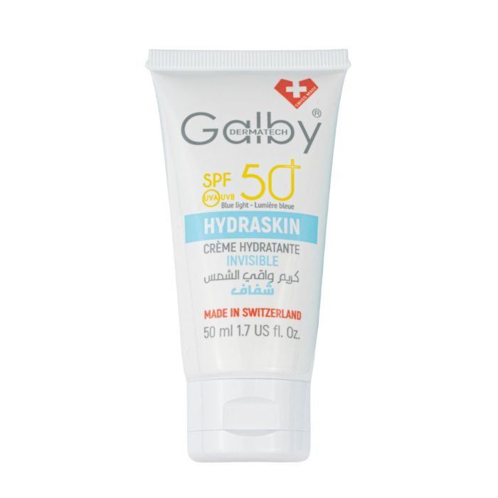 GALBY HYDRASKIN CREME SOLAIRE INVISIBLE SPF50+ 50ML – beautymarket.maroc