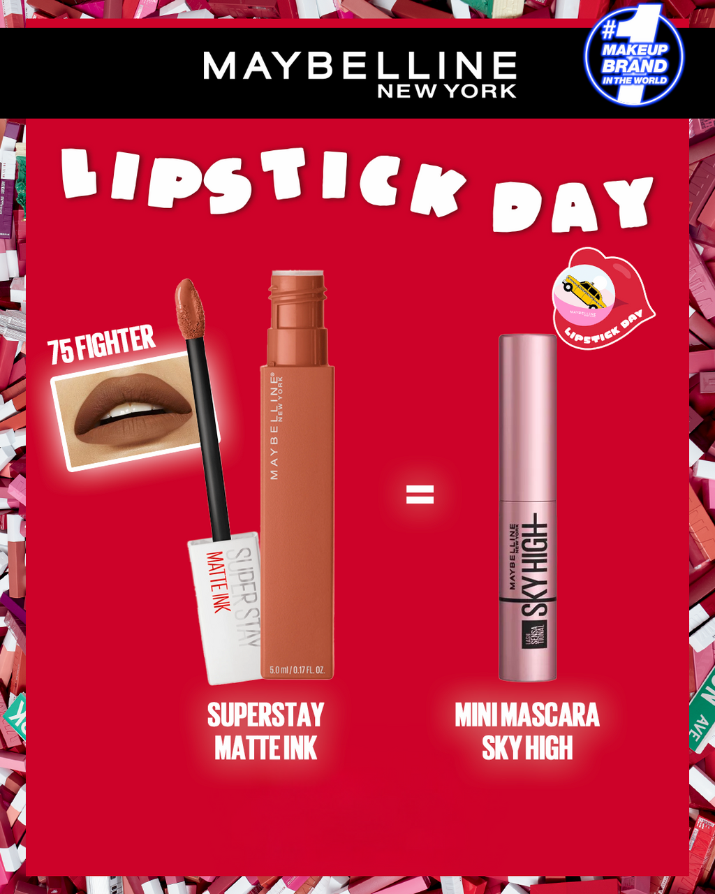 Maybelline New York - Rouge à lèvre Mat Liquide Superstay Matte Ink 75 ...