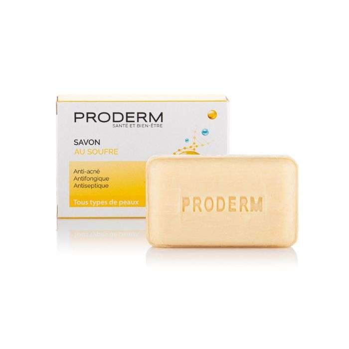PRODERM SAVON AU SOUFRE 90 G – beautymarket.maroc
